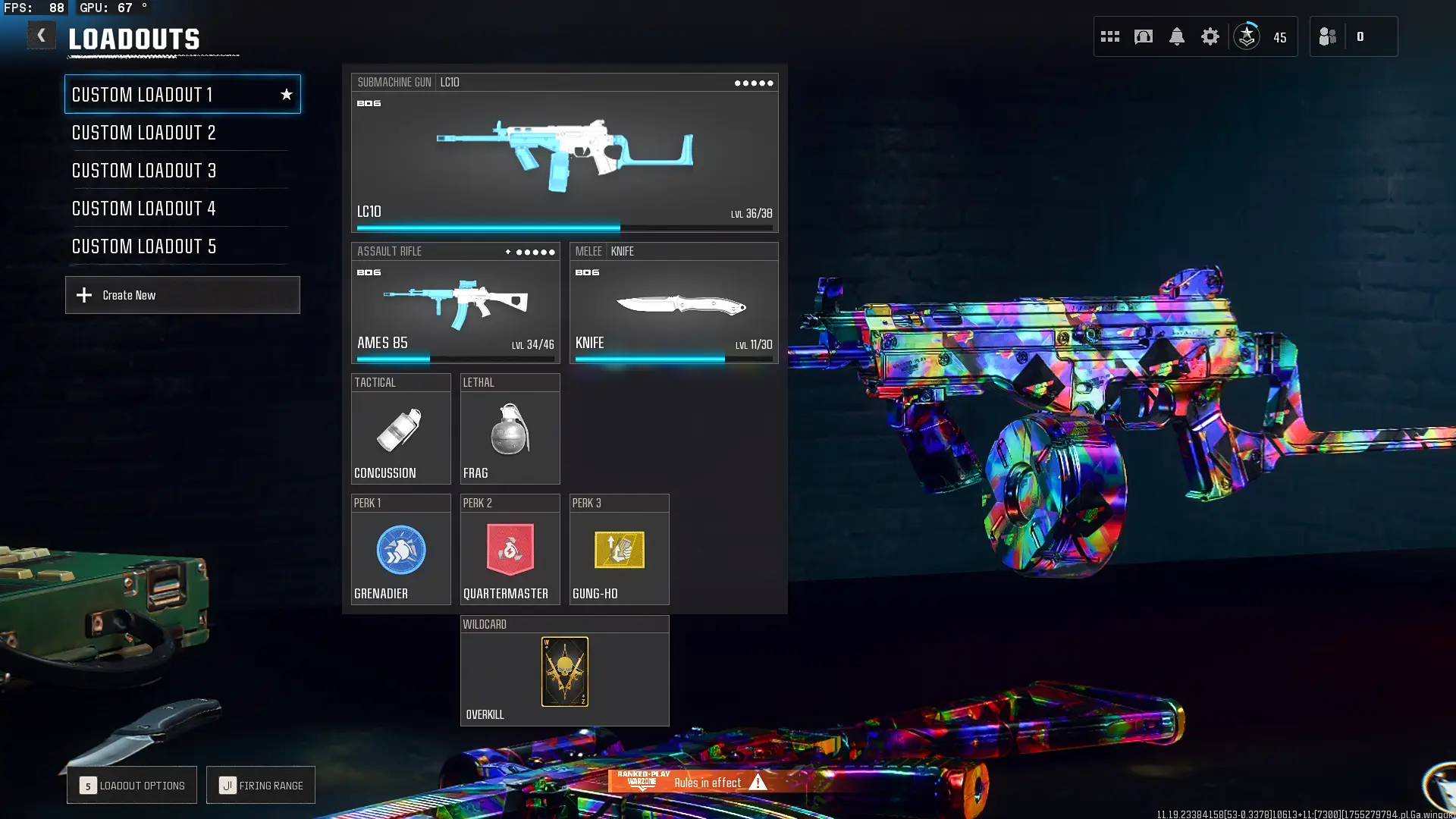 Achetez 🌀 WZ4 Rebirth 🌀 Iridescent Rank SR 10005 🏆 Ranked Ops 🎮 Full ...