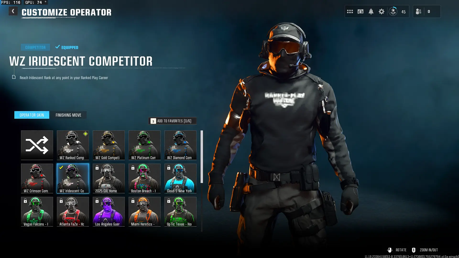 Achetez 🌀 WZ4 Rebirth 🌀 Iridescent Rank SR 10005 🏆 Ranked Ops 🎮 Full ...