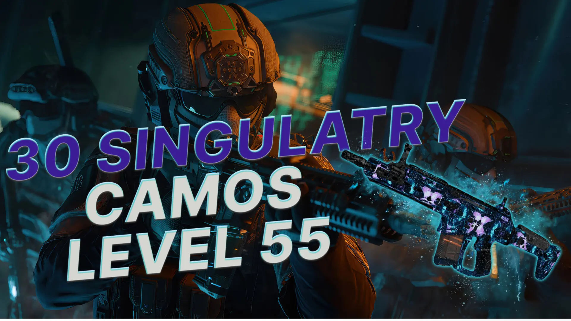 Buy BO7 • 30 Singularity Camos 🔥 Prestige level 1 Level 55 🎮 450+ Camos ...