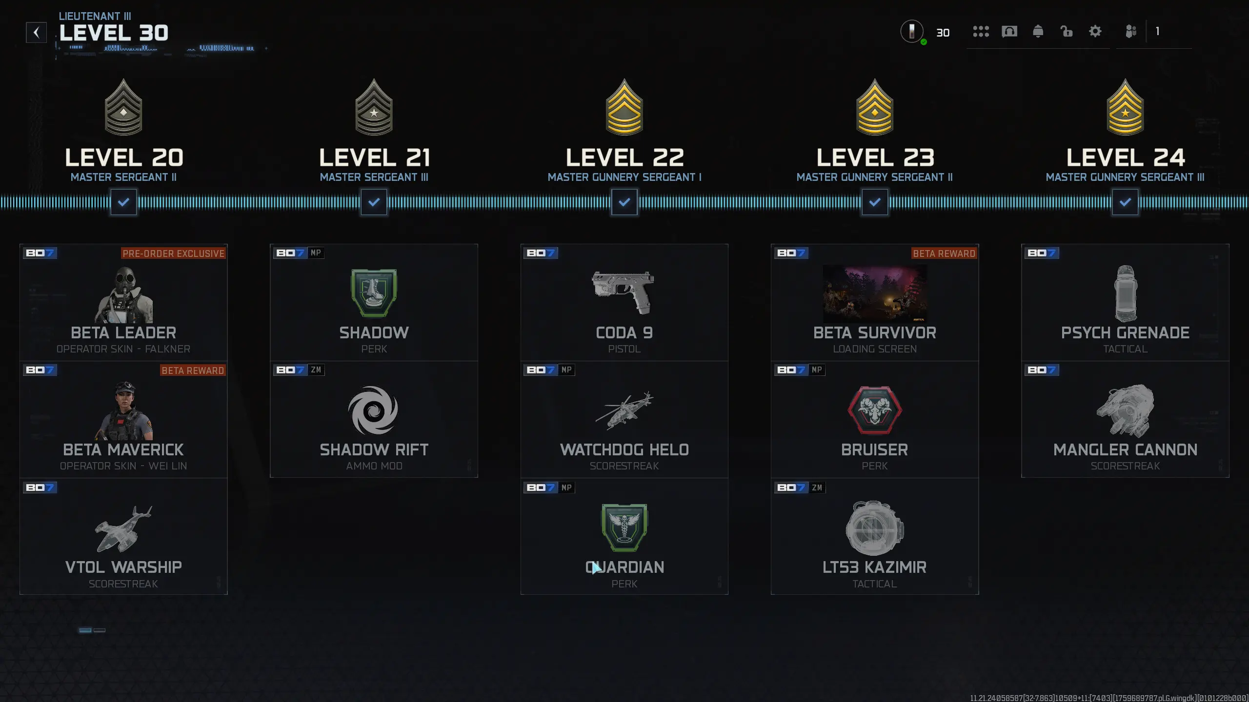 Buy 🔥 BO7 Account 🔥 Level 30 Beta Rewards ️ Handmade Progress 👤 8 ...