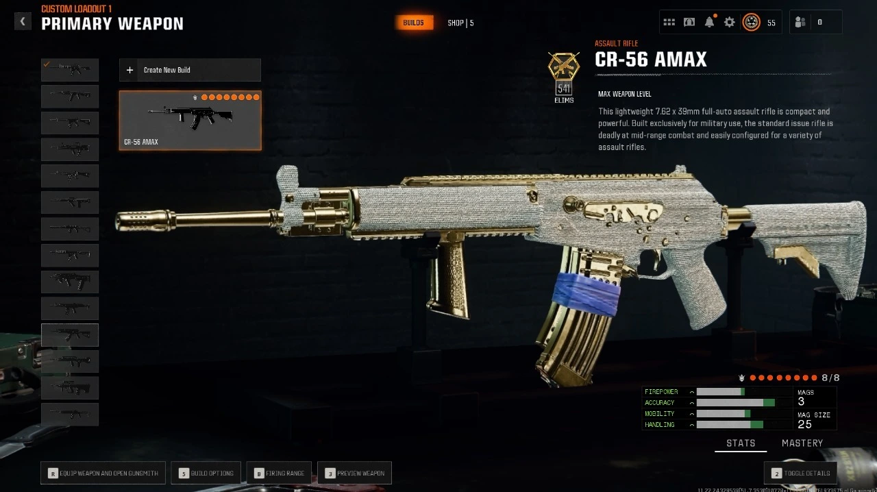 Buy 🎮[ 7 Diamond camos + 1 Weapon Max Level ] [Warzone 4] 🎖️Level 55 ...