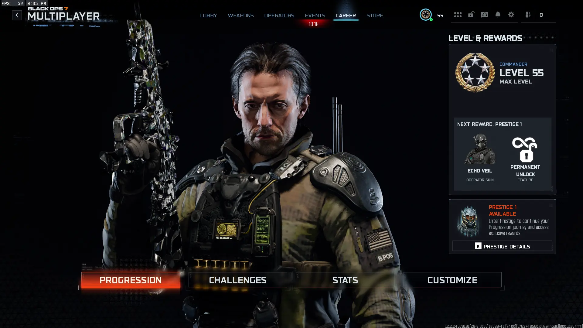 Buy 🧛‍♀️ BO7 🧛‍♀️ Level 55 🧛‍♀️ 12x Arclight Camos 🧛‍♀️ 12x Shattered ...