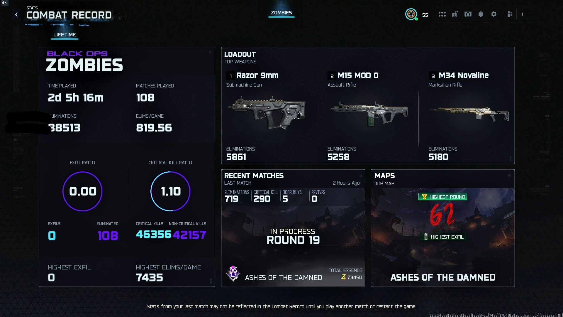 Buy BO7 🎆 Infestation on 33 guns 🎉 450+ Camos 🧣 23 Operators 🎶 lvl 55 ...