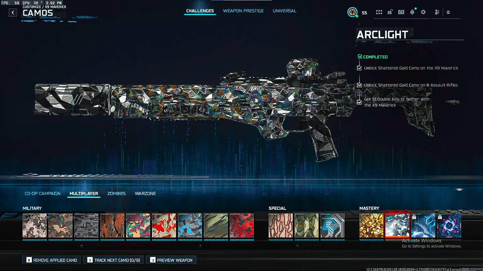 Buy 🔥 BO7 (6 Arclight Camos) | Hand-Made 🛠️ | Level 55 🎯 | Operators ...