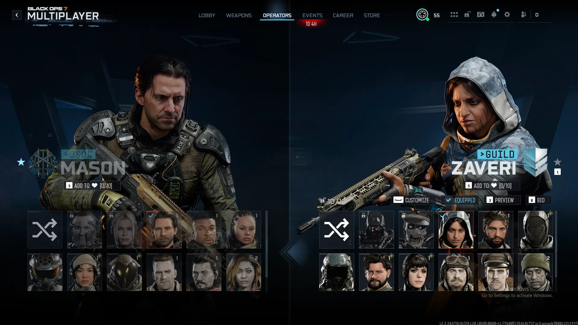 Køb 【 BO7 / WZ5 】 level 55 17 Arclight 🔥Nuclear killer calling card ...