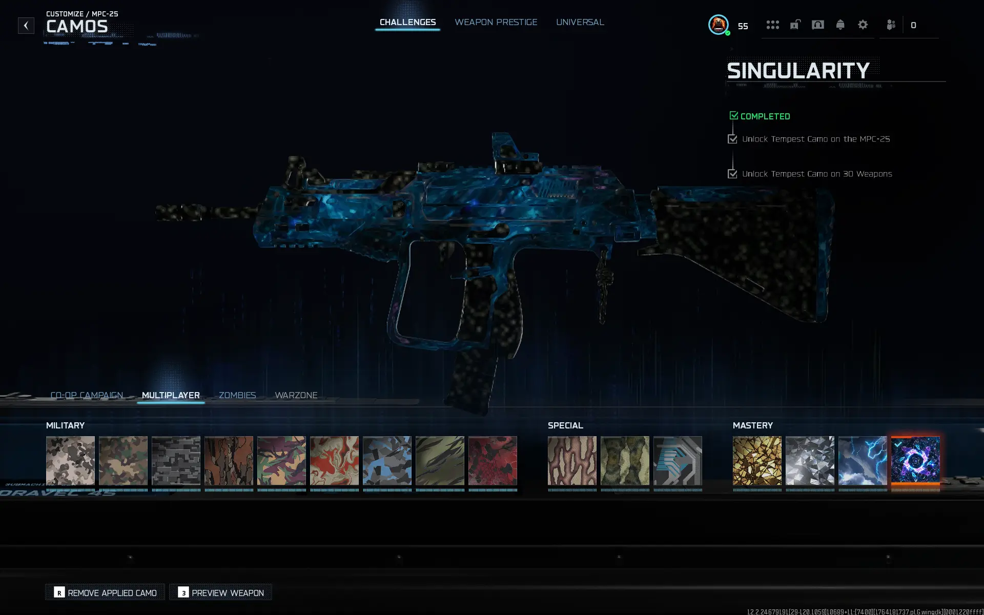 $99.28で【 BO7 / WZ5 】 prestige 3 ready ⭐ level 55 🔥 30 Singularity 🔥 ...