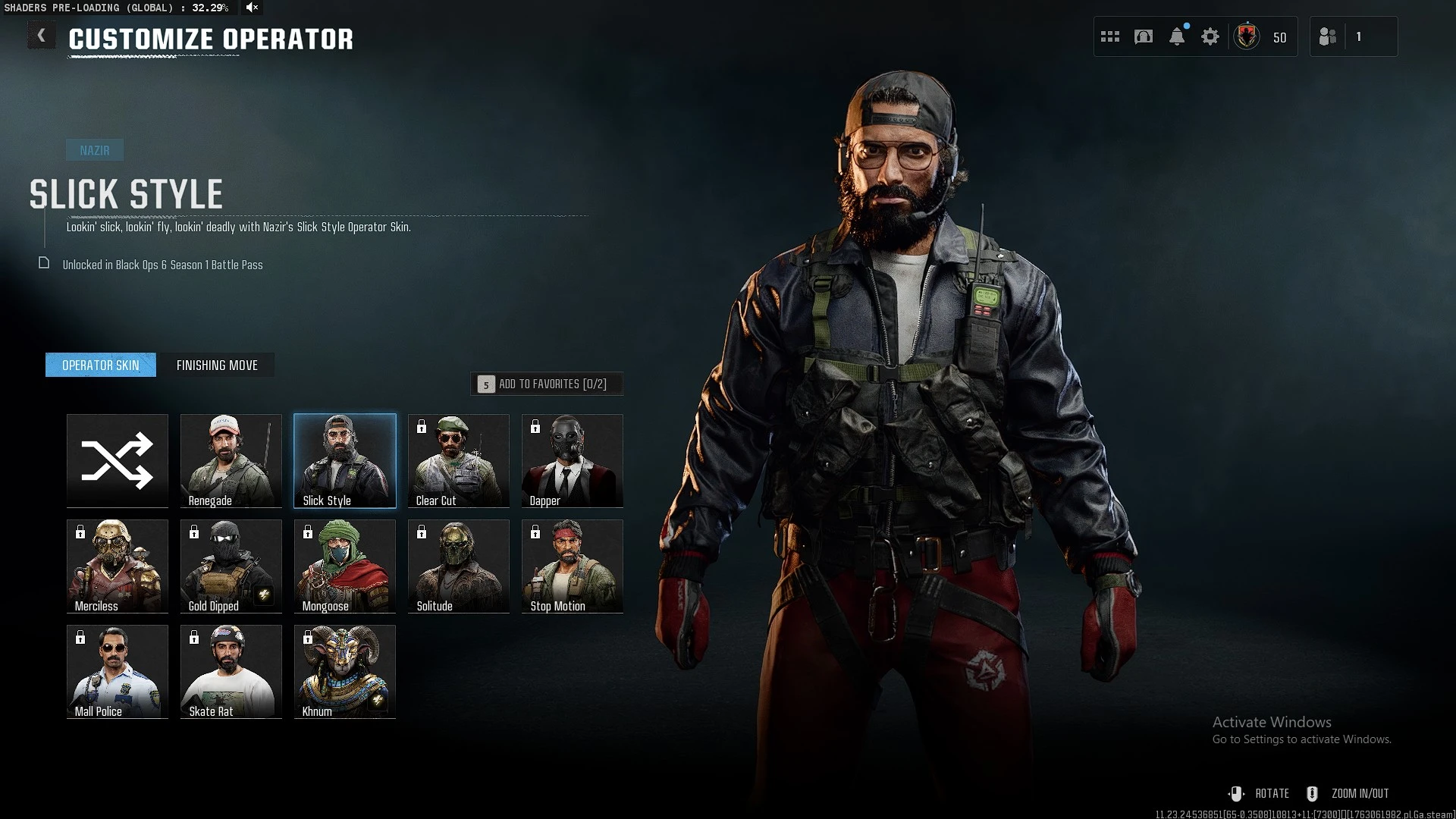 Achetez ⭐【WZ4/BO6】🔥【Prestige 3】Ghost Shade-Rick Grimes-Snoop Dogg ...