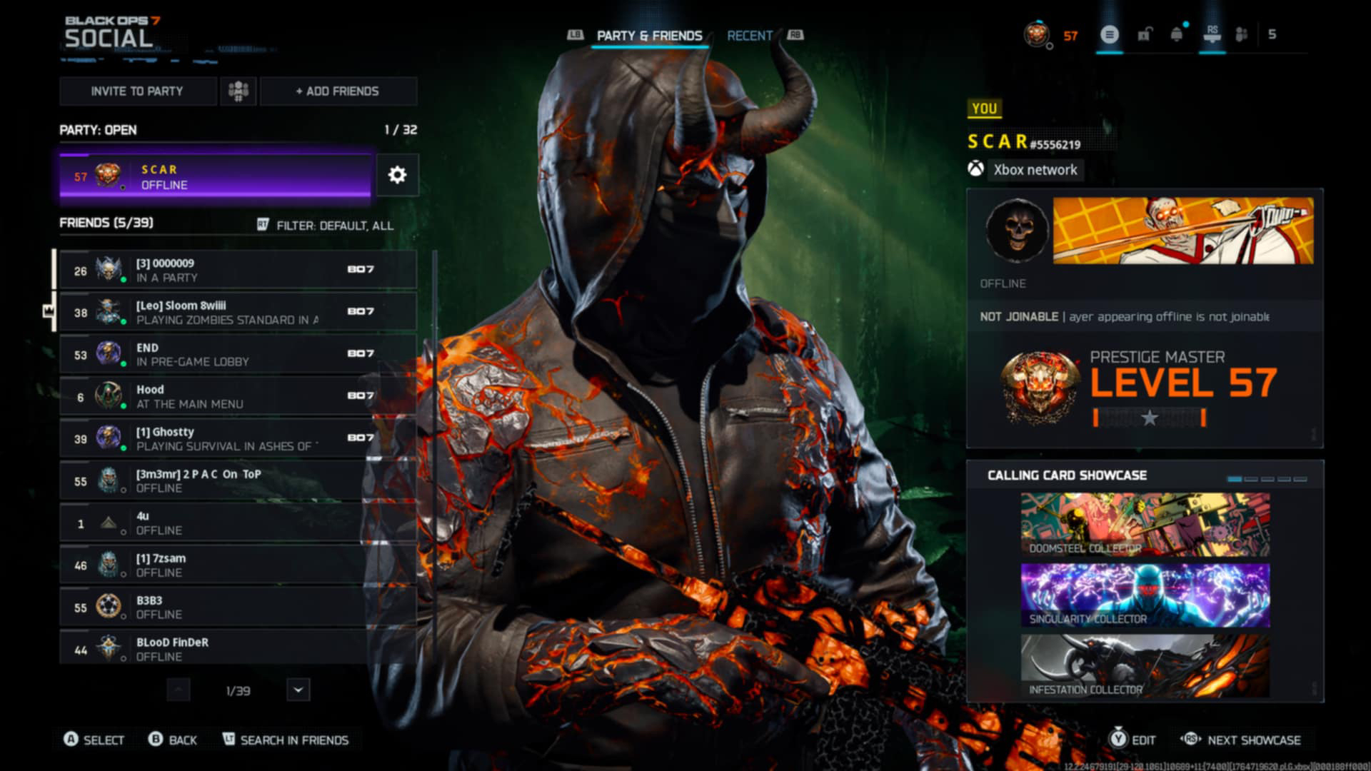 Achetez BO7 | 30/30 INFESTATION and 30/30 SINGULARITY | PRESTIGE master ...