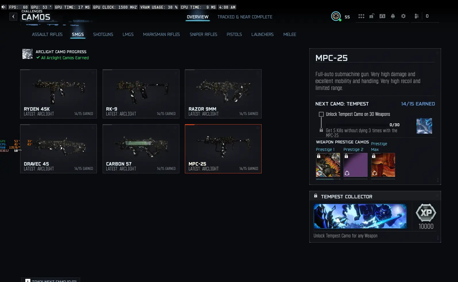 Buy ⚡ BO7 Premium | 12 Arclight Meta Guns | P1 L55 | 150+ Camos | 20 ...