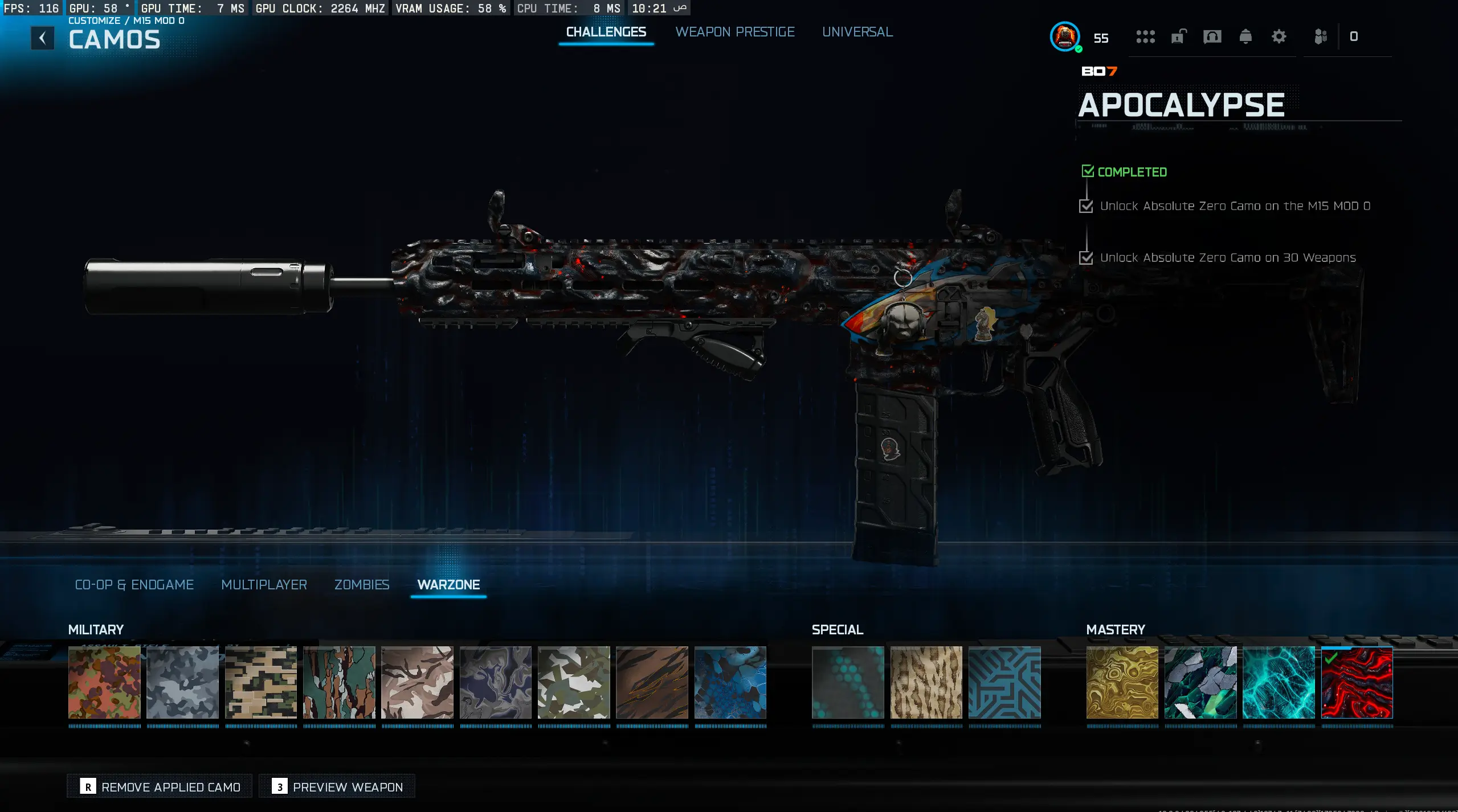 Kup 🎄 Christmas Offer 🎁🚀 BO7 / WZ5 ⚔️ 30 Apocalypse Camos On All Guns 📍 ...