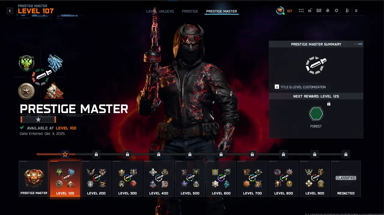 Buy bo7 🔥pristige master level 107🔥Singularity+ Infestation + Genesis ⚡ ...