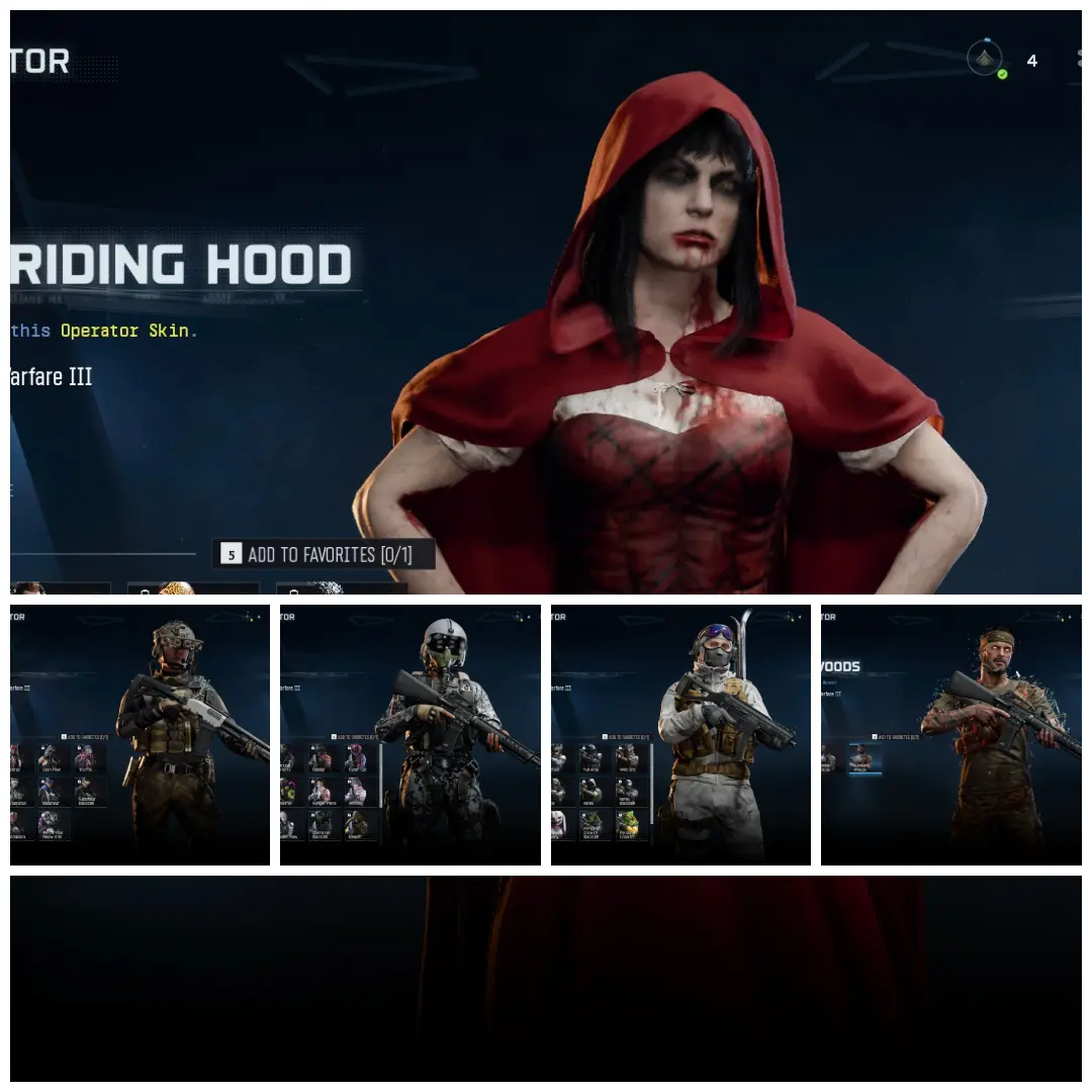 Buy MW3 lvl 500 • All 40 Guns Maxed • Red Riding Hood Skin (Full Set ...