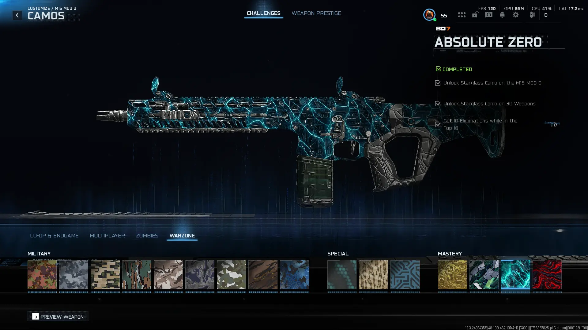 Kaufe BO7 & WZ4 Apocalypse🔥 WZ Mastery Camo 450 Camos 30 Apocalypse ...