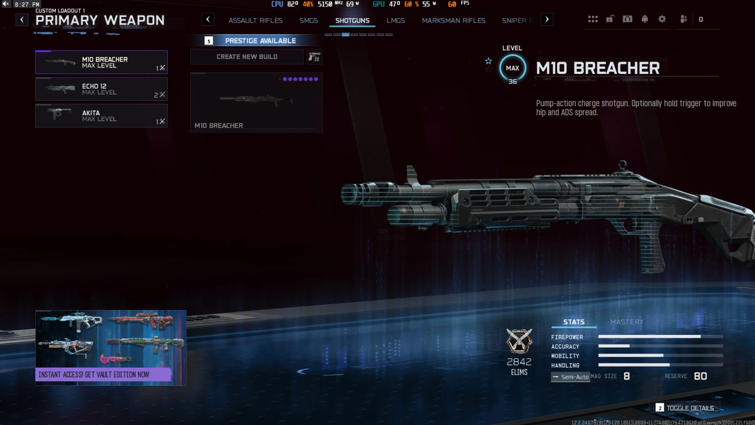 Vásárolj Black Ops 7 & Level 55 & Prestige 6 Ready & 30 infestation ...