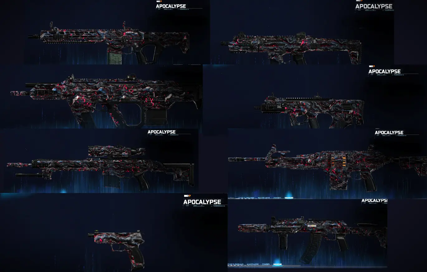 Buy BO7💥Warzone 4 💥 Apocalypse Camo | Hell Flame Emblem 🔥 Nuke Calling ...