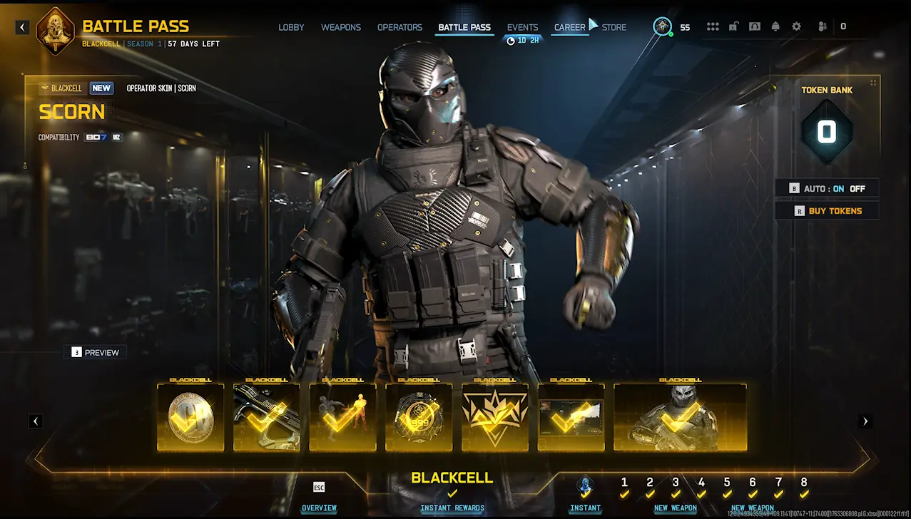 Buy BO7 🔥 33 singularity + 33Gensis camos UNLOCKED ⚡ lvl 55 pristige3🔥 ...