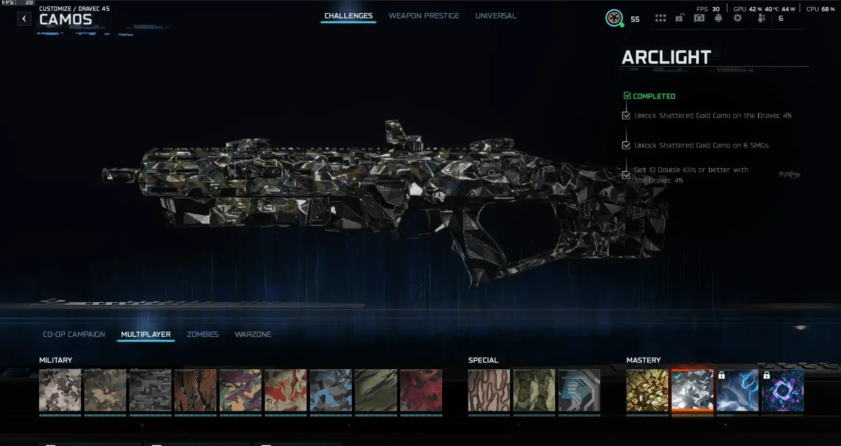 Buy 🎯 BO7 🔥 12 Arclight Meta Guns 🎯 20+ Operators ⭐ Prestige 1, Level ...