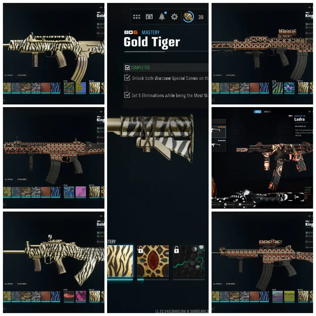 Kaufe WZ / BO6 • Prestige 4 • Level 40 • 15 Guns Maxed • All Meta Guns ...