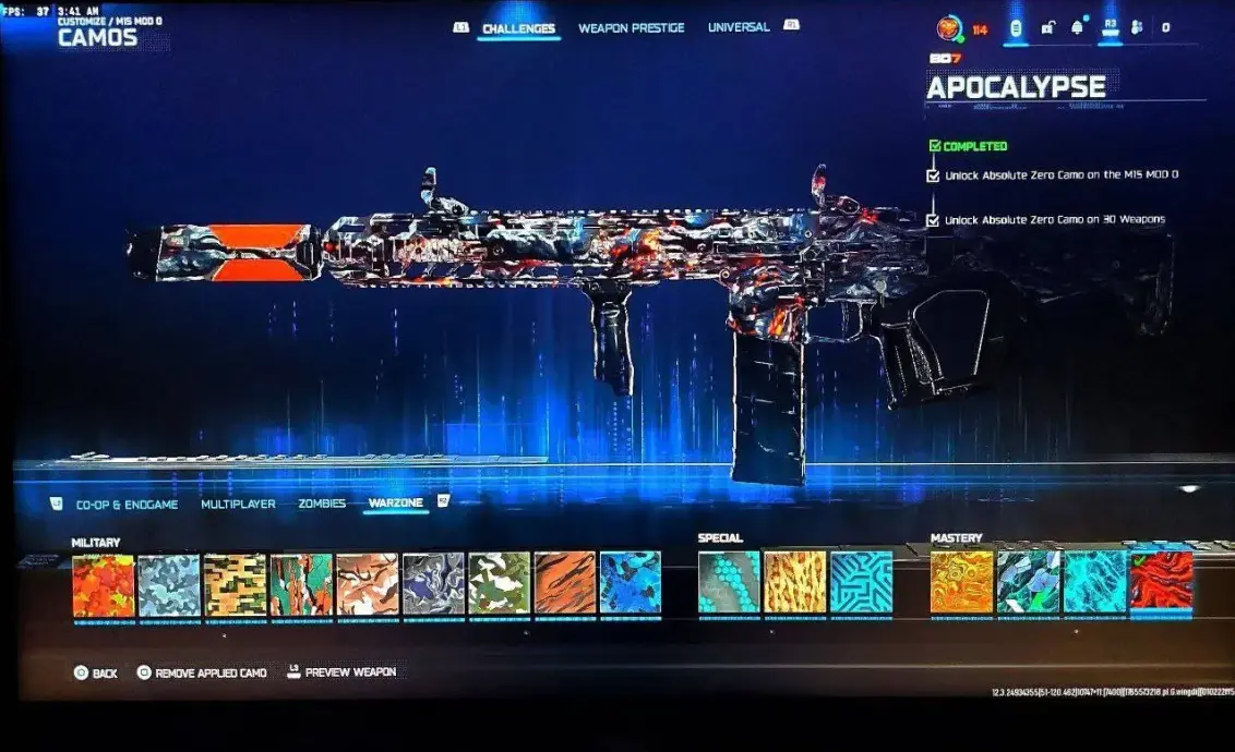 Buy 🔥 Prestige Master Lvl 114 Warzone Account | Genesis + Zombies Camos ...