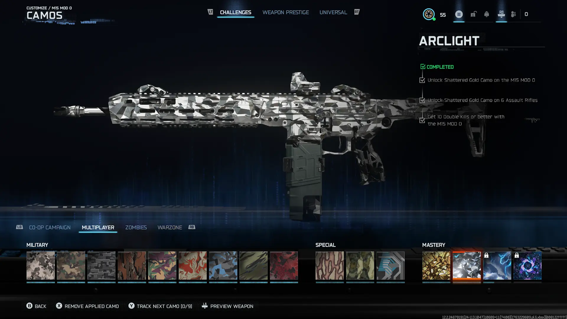Buy BO7 💎 6 Arclight Camos (All AR's) 🎯 Level 35 ⸱ 40 💎 Over 85 Camos 🛡 ...