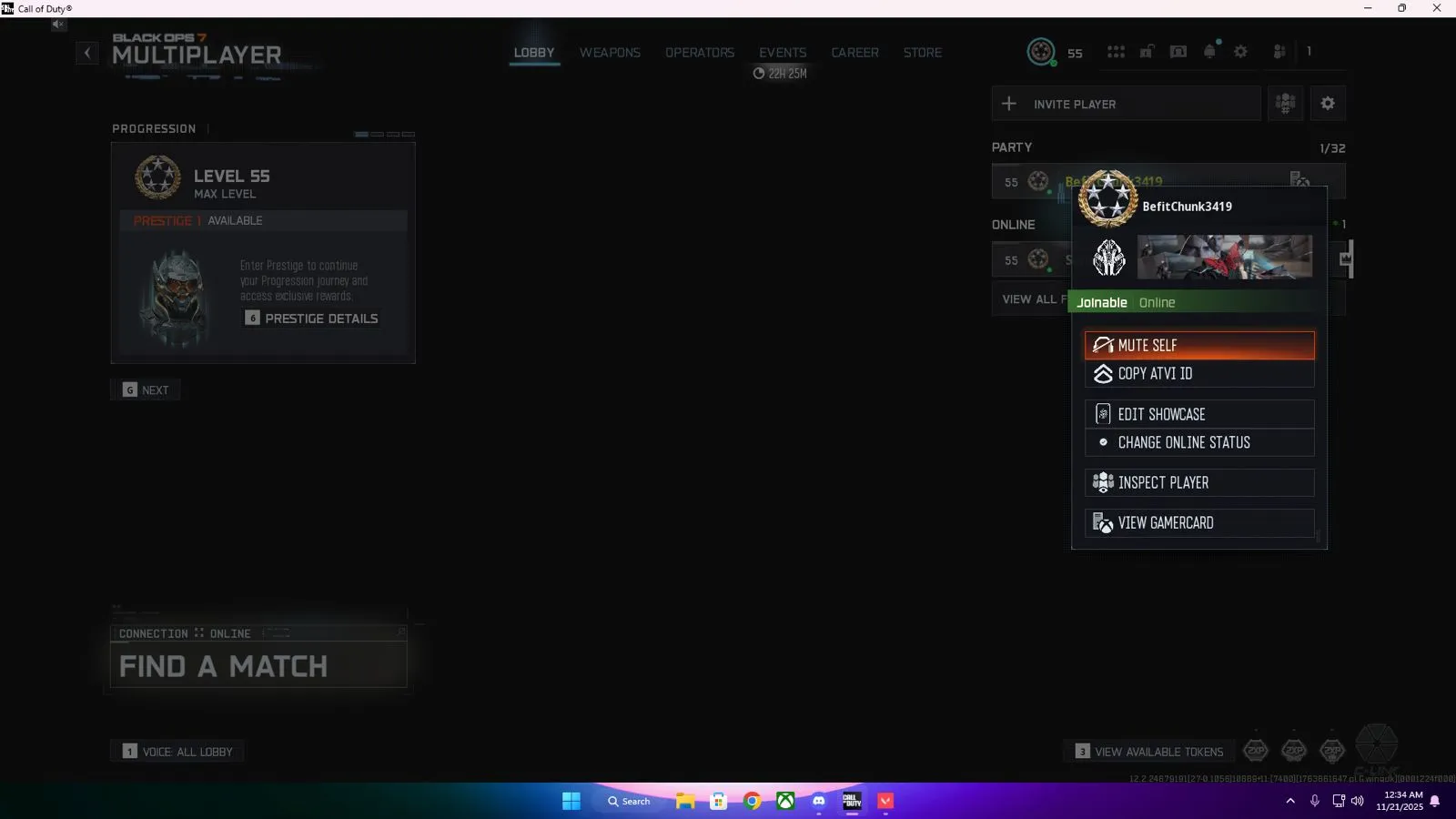 Buy 🧿💥 Level 55 ⎮ BO7 / WZ Account ⎮ 🎯 12 Arclight ⎮ 🖌️ 181 Camos ⎮ 🥇 ...