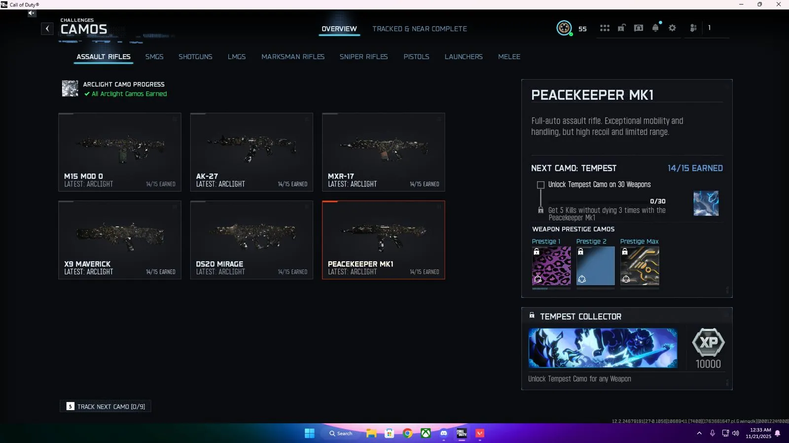 Buy 🧿💥 Level 55 ⎮ BO7 / WZ Account ⎮ 🎯 12 Arclight ⎮ 🖌️ 181 Camos ⎮ 🥇 ...