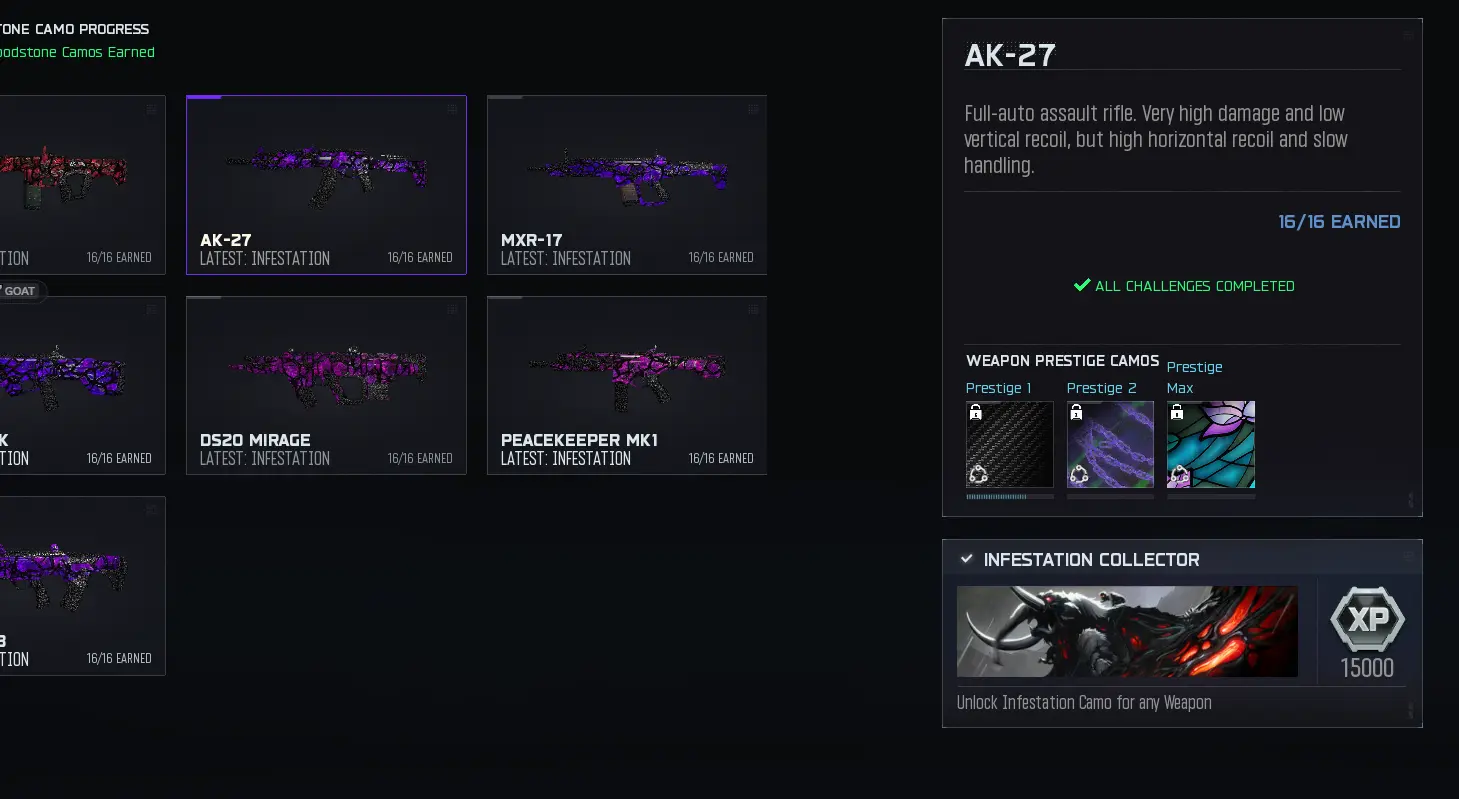 Kaufe 🎮 BlackOps 7 l 🏆 Prestige 1 l 🎖️ Level 55 l 🧬 30 Guns Infestation ...