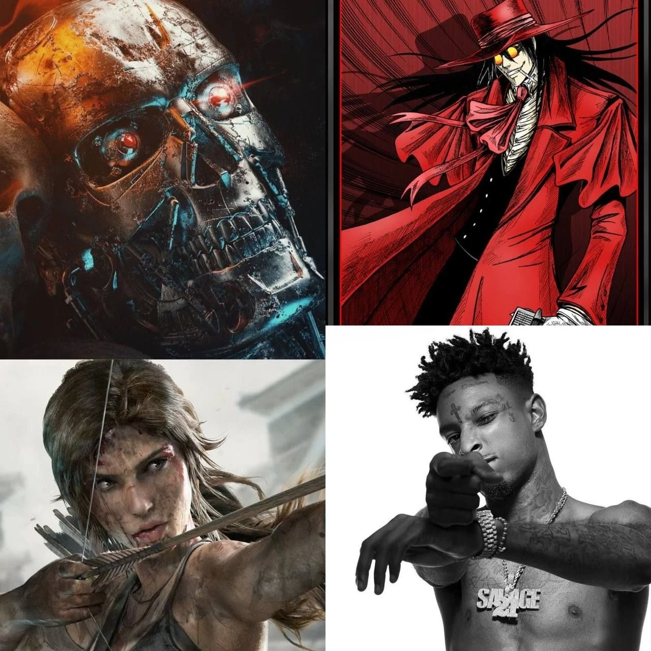 Купи 🦾 Terminator+ 21 Savage + Alucard • 🪦 Lara Croft🎁 73 Rare Bundles ...