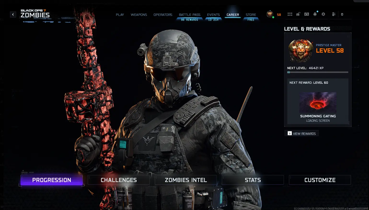 Купи 🏅BO7 【 Prestige Master + Singularity + Infestation 】 l Fear ...