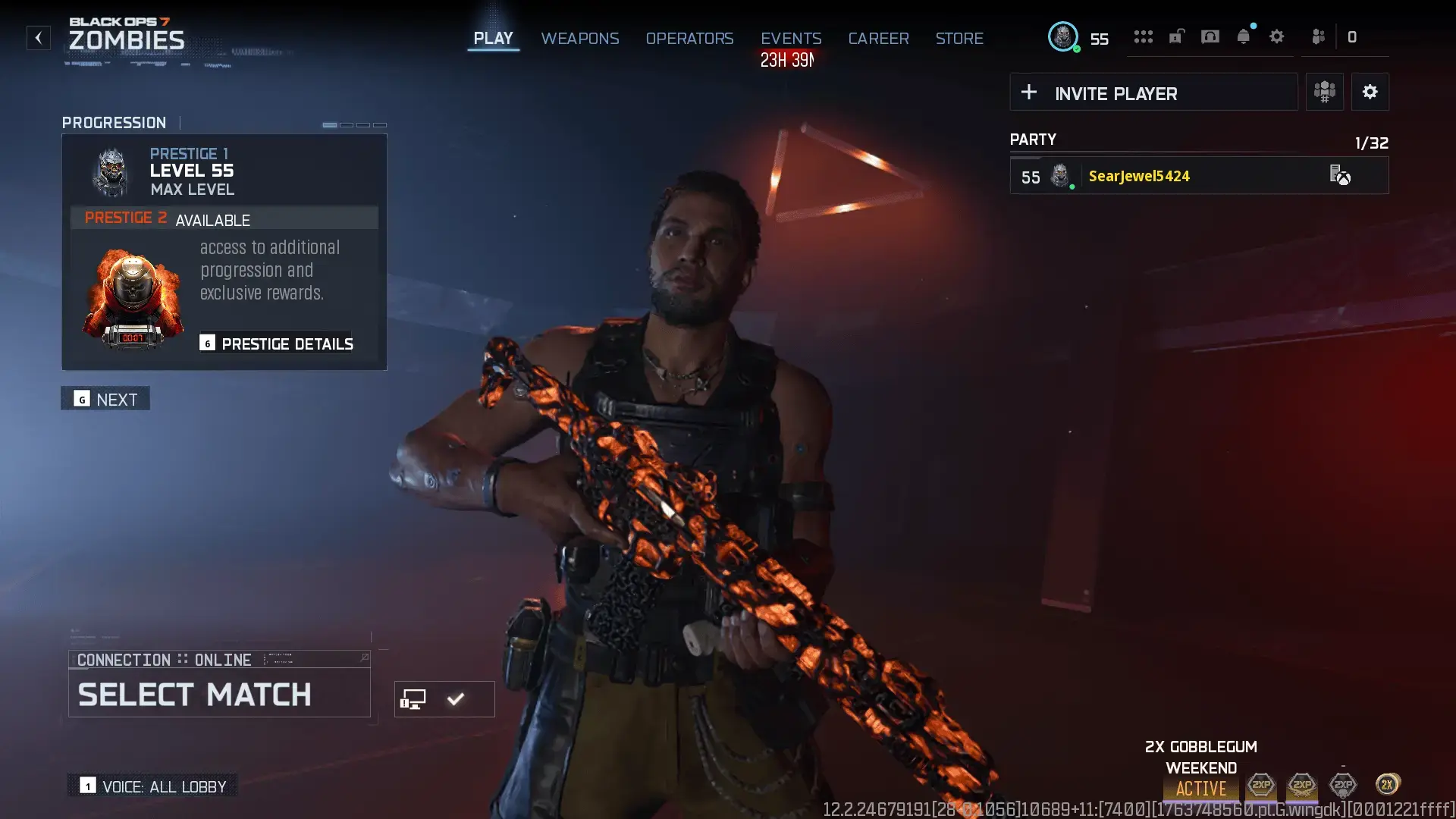 Buy 🔥 BO7 30 Infestation Camos [ Legit ] 🎮 Prestige 1 ⸱ Level 55💠 450 ...