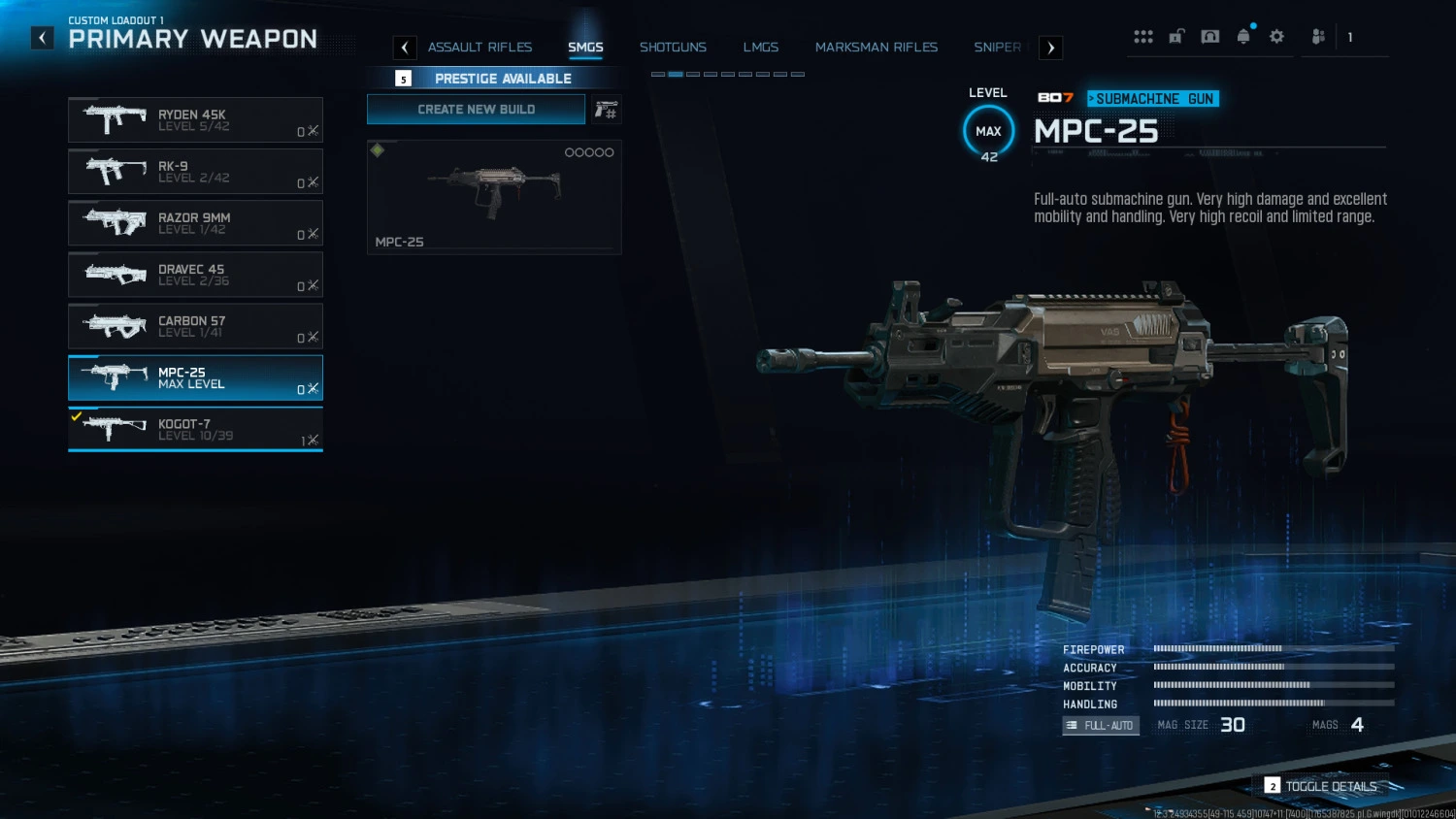 Kaufe 🎮【 2 Golden & Max Level Weapons ( New Meta Weapons (MPC-25 ⸱ MXR ...