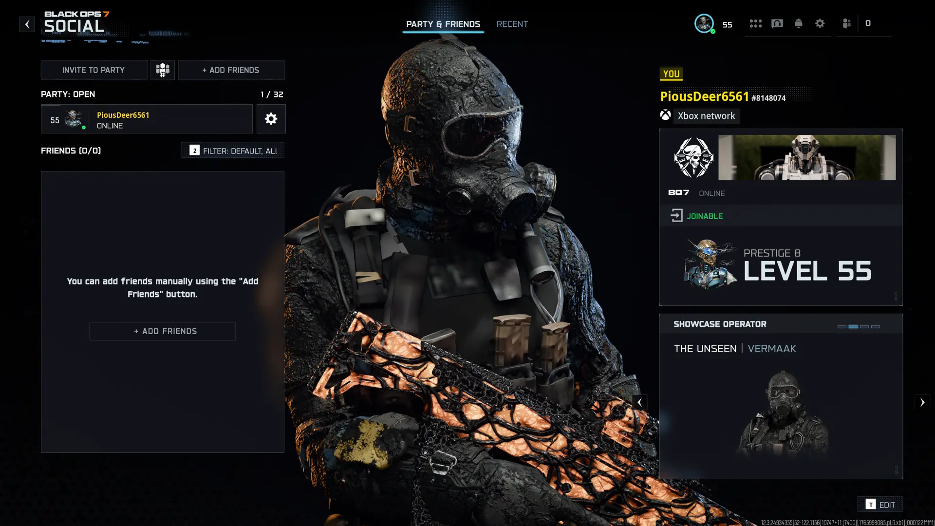 Kaufe Prestige 8 lvl 55 + 32 Singularity + 32 infestation + 32 guns max ...