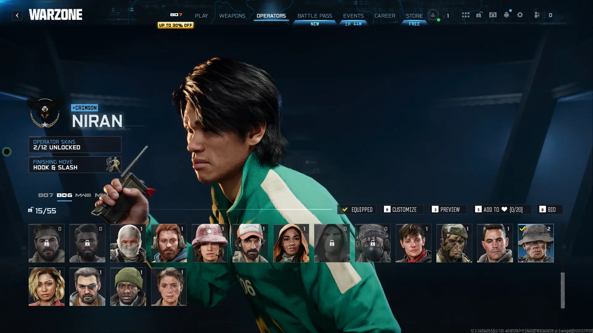 Buy 🔥 Warzone Account | 15 Operators Unlocked 🎭 | Squid Game Skin 🦑 ...