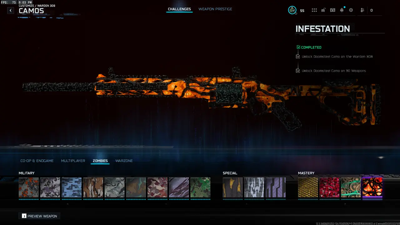 购买 🎅 Christmas Offer 🔥 Black Ops 7 | 💠 30 Infestation Mastery Camo ...