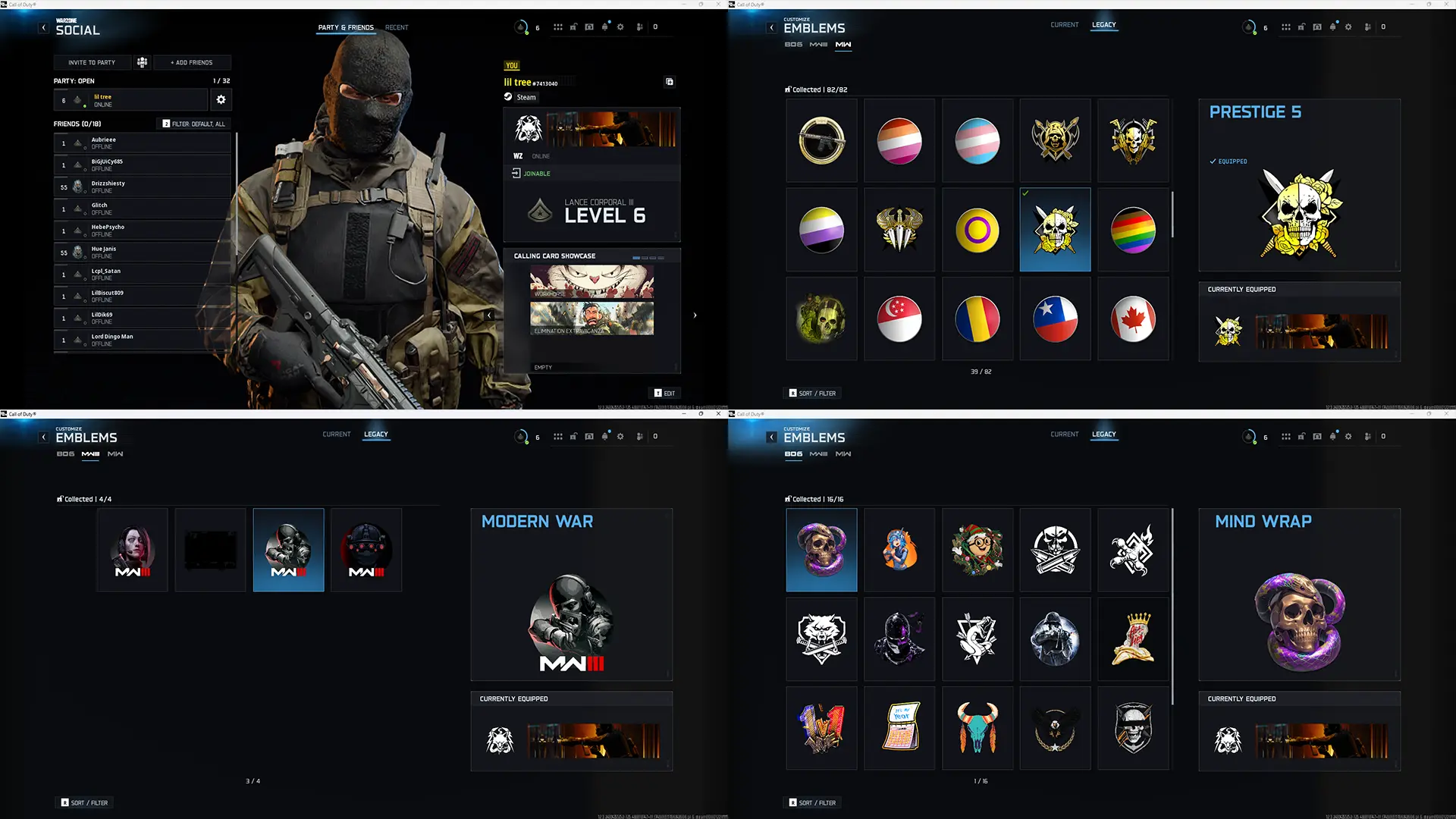 Buy 🔥 71 Operators | 118 Guns Unlocked | 6 Max Guns (BO6) | MW2 ...