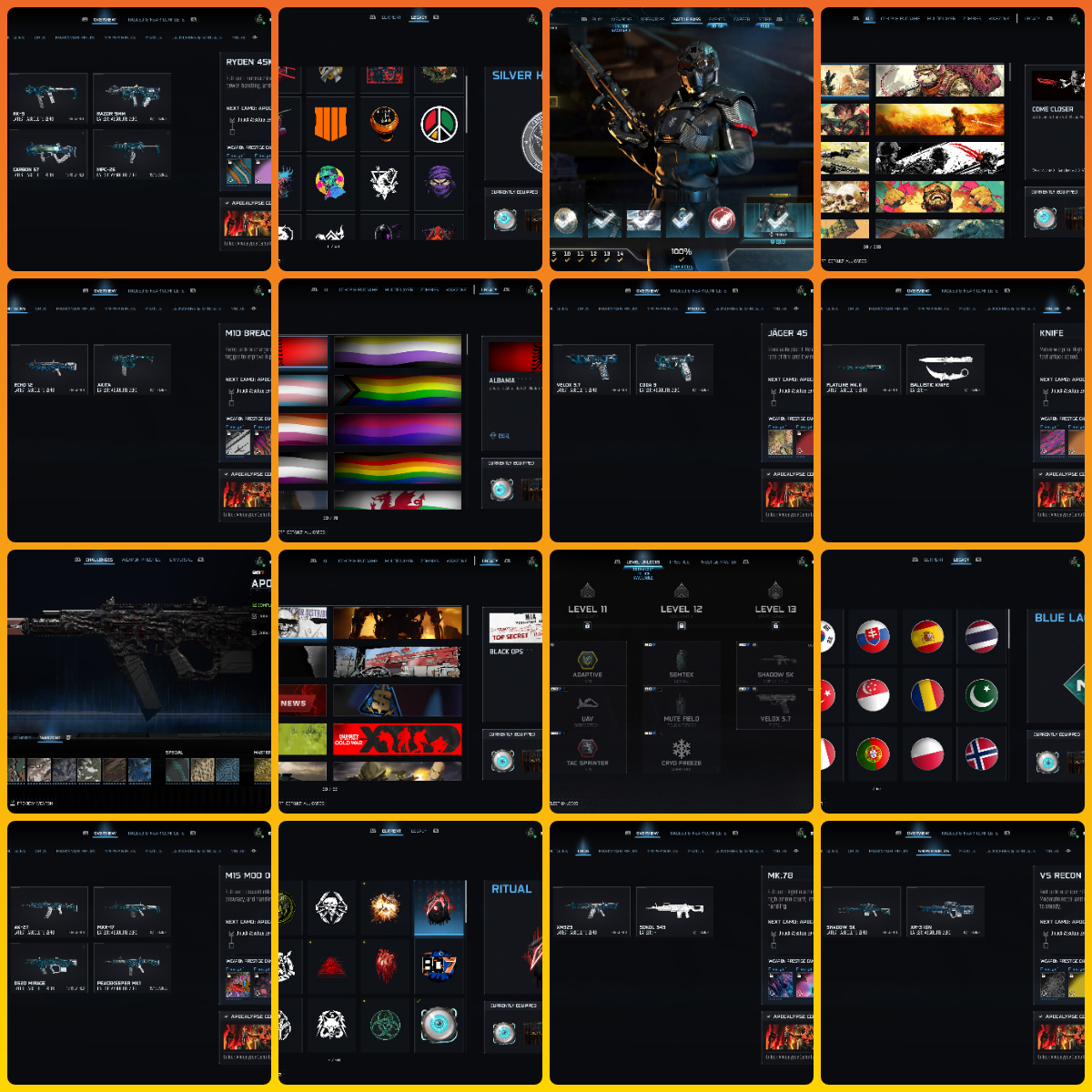 Buy APOCALYPSE CAMO / ABYSS CAMO / NUKE TOWN MAYOR / PRESTIGE 4 LVL 10 ...