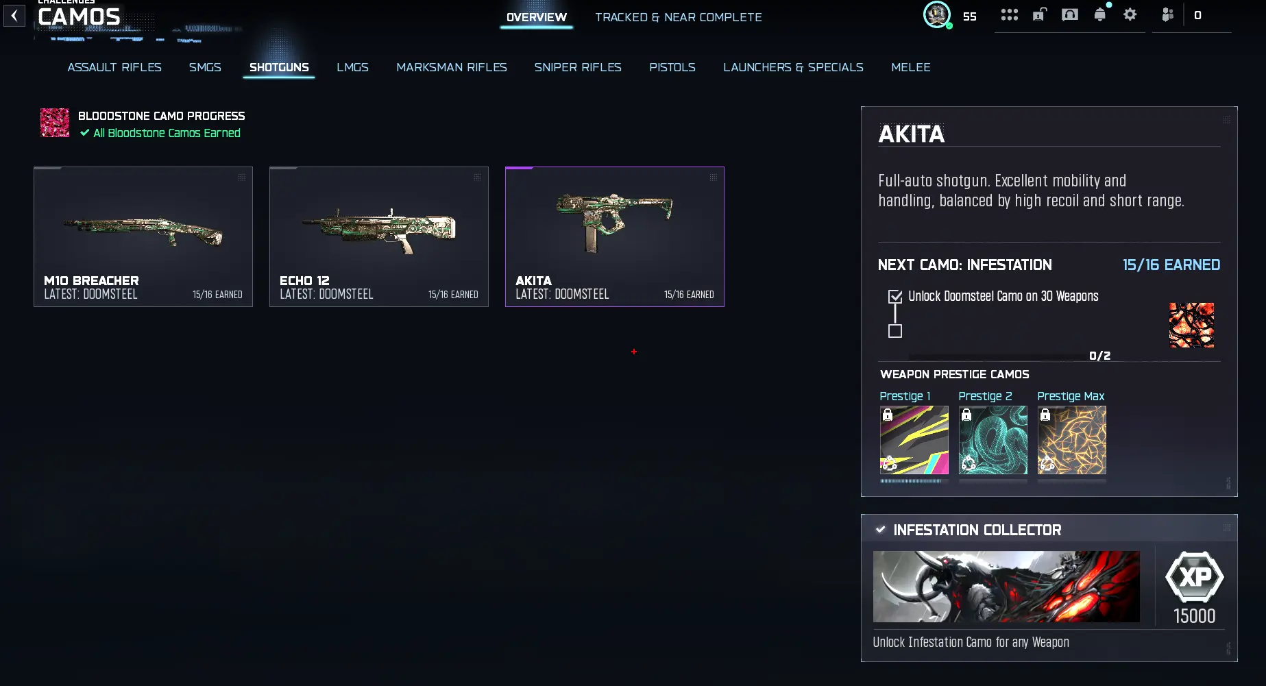 Kaufe 【 BO7 / WZ5 】 Singularity Infestation prestige 7 level 55 High ...