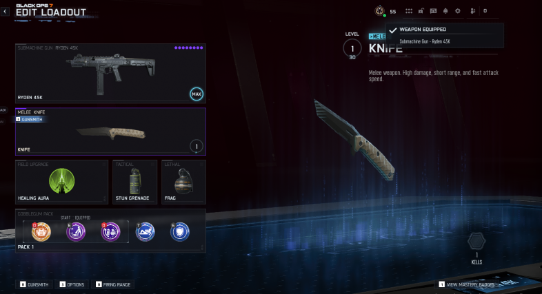 Buy BO7💀 ️‍🔥 Hand leveld LVL 55 🔥2+ Guns Maxed | 🔗Linkable to Steam ...