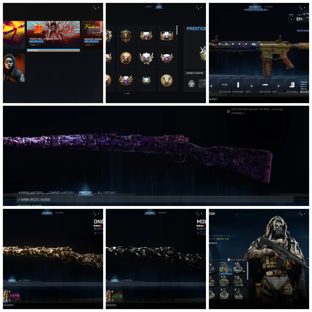 Купите MW2 Level 450 | MW3 Level 850 | BO6 Prestige 4 Level 95 | Maxed ...