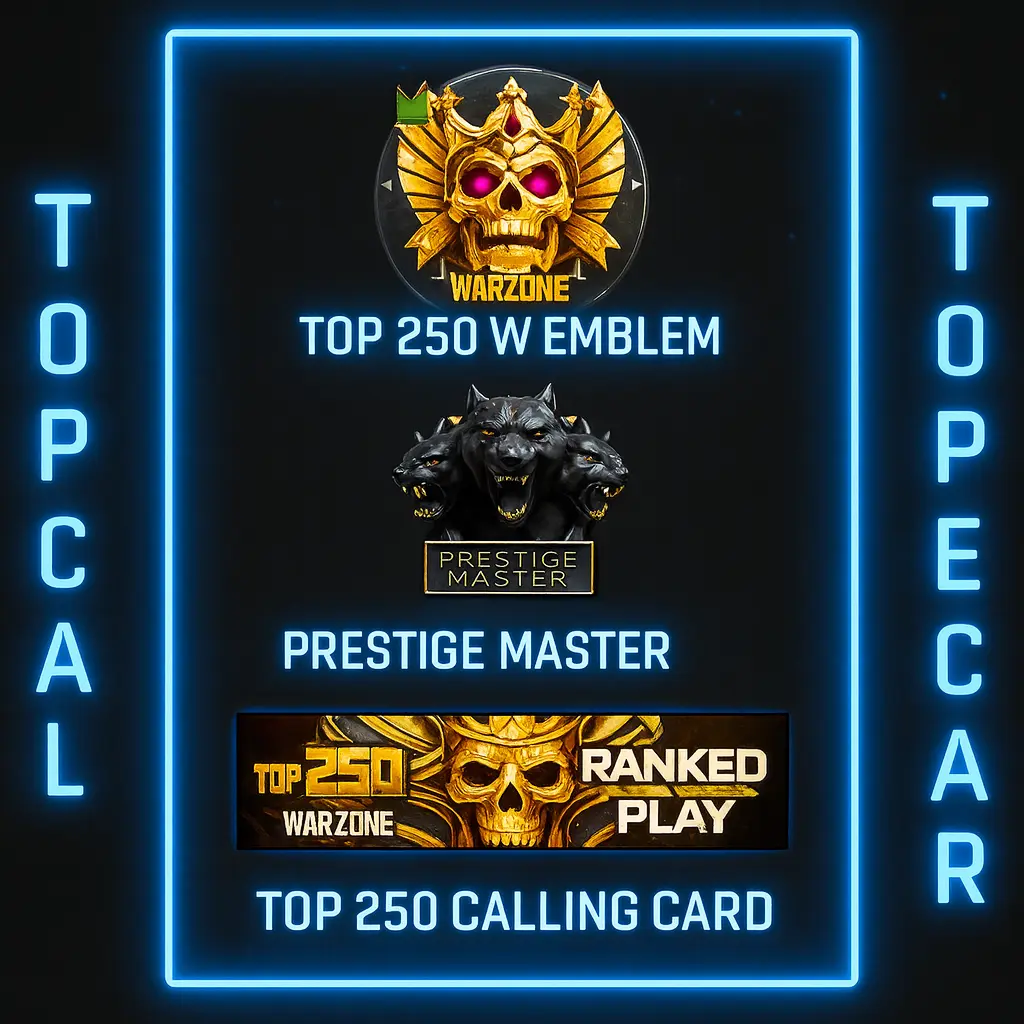 Buy Top 250 Calling Card 🎖️ Prestige Master Icon 🌀 Infestation ...