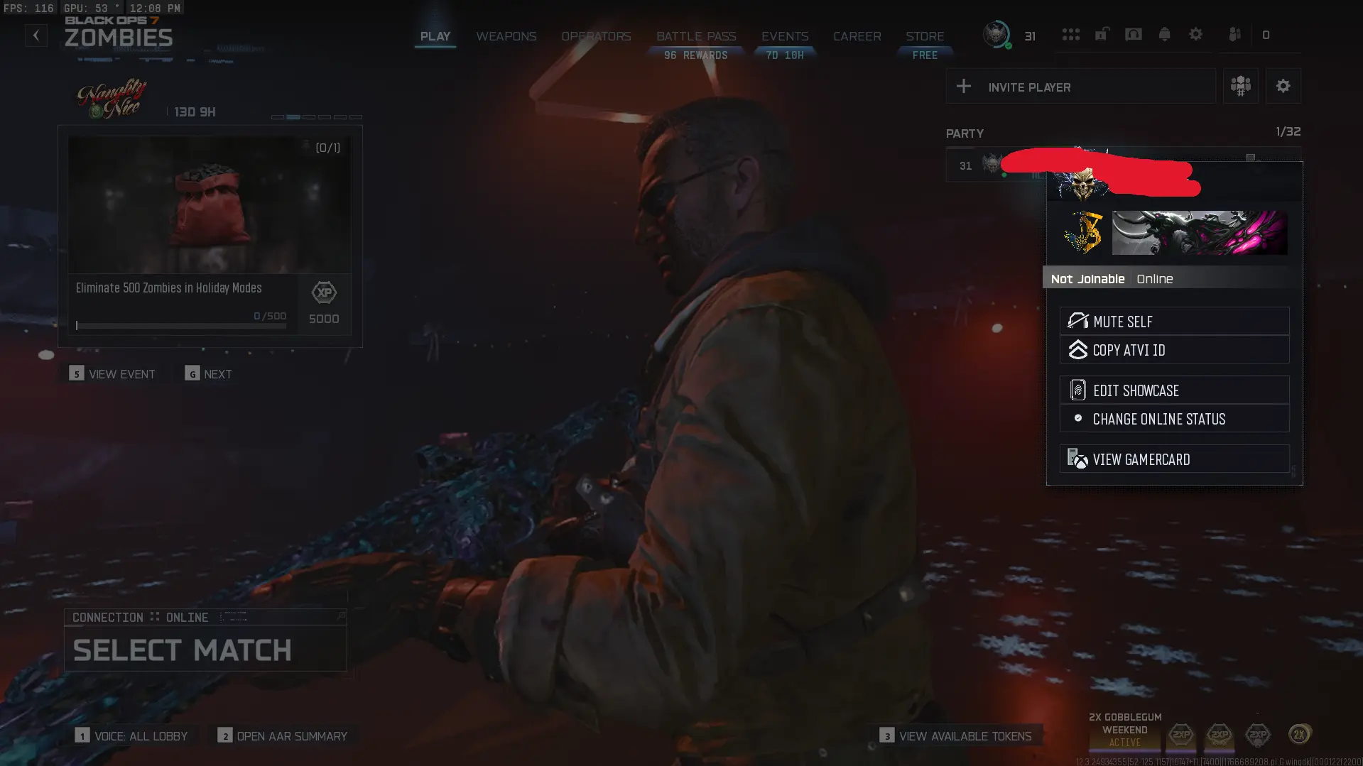 Buy BO7 🎮 l Infestation & Singularity 🧟🎨 Hard Unlocked l Prestige 6 🏅 l ...