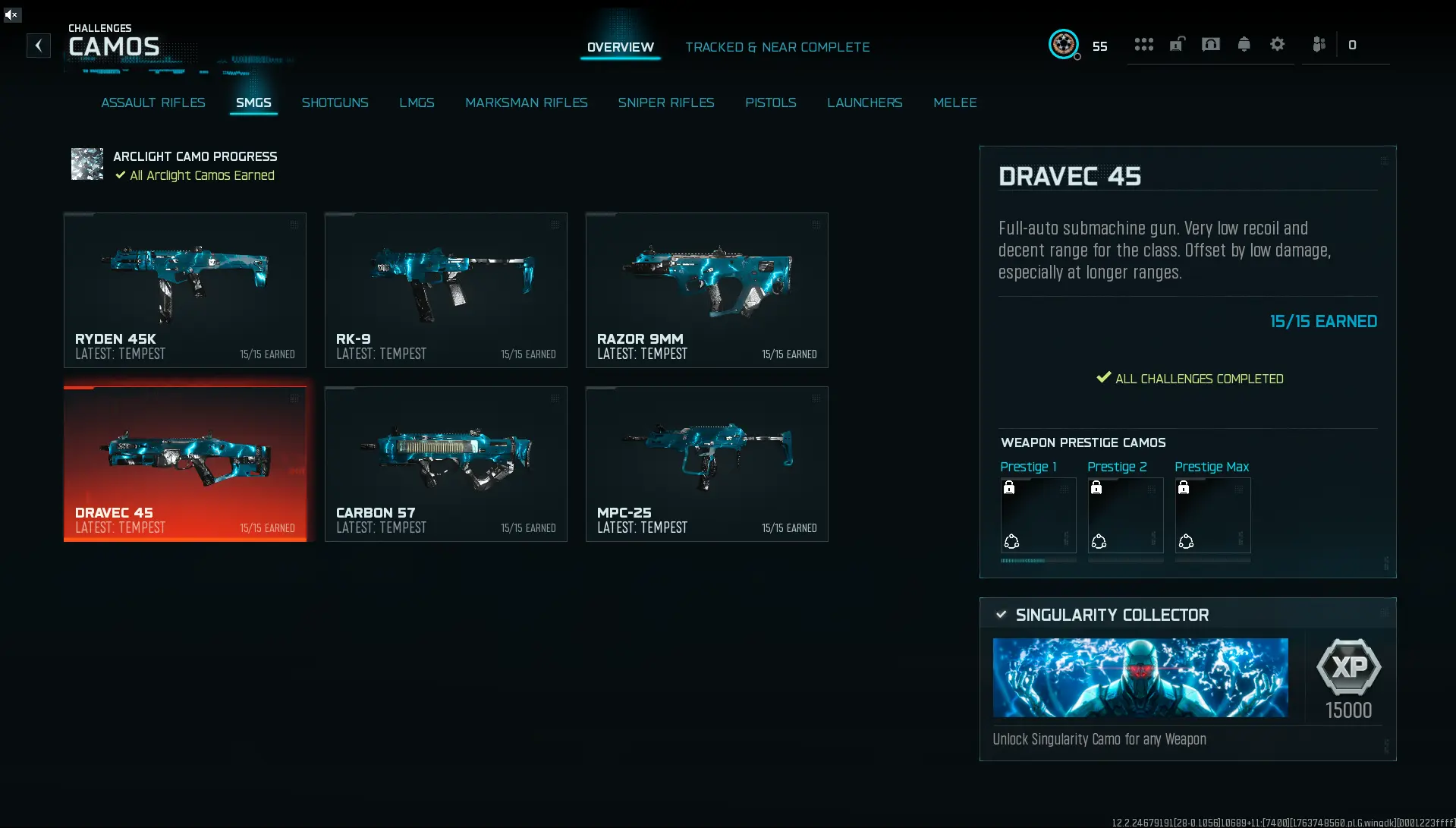 Buy 🏆 Black OPS 7 Warzone 5 💎 30 Singularity Camos 🏆 Level 55 ⸱ Ready ...