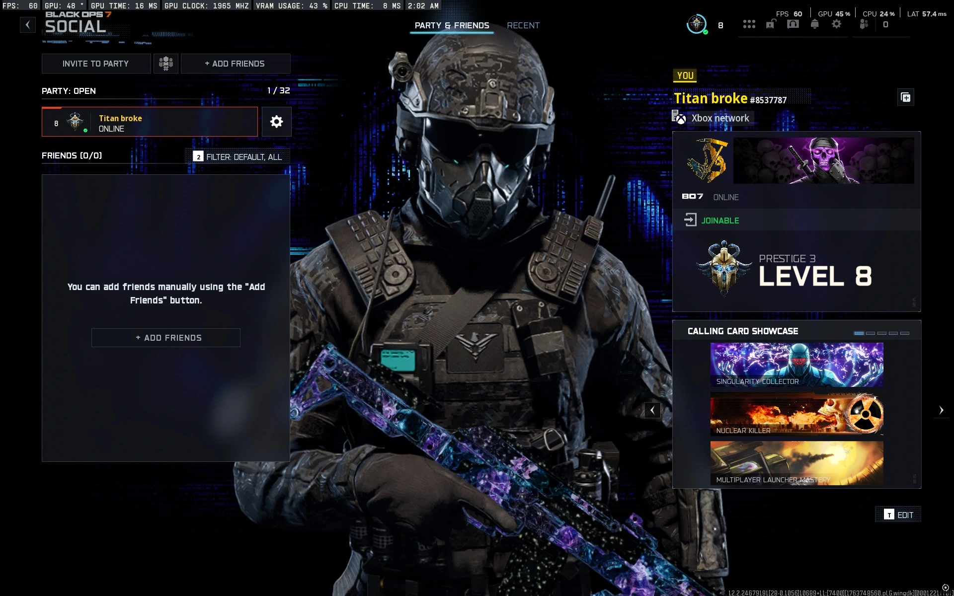 Kaufe TOP 💫 Prestige Master + Genisis camos + Singularity camos On 30 ...