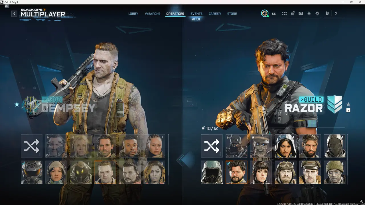 Kaufe ⚡ BO7 ⚡ 30 Singularity 🌌 Level 55 🎨 450 Camos Unlocked 🏅 Manually ...