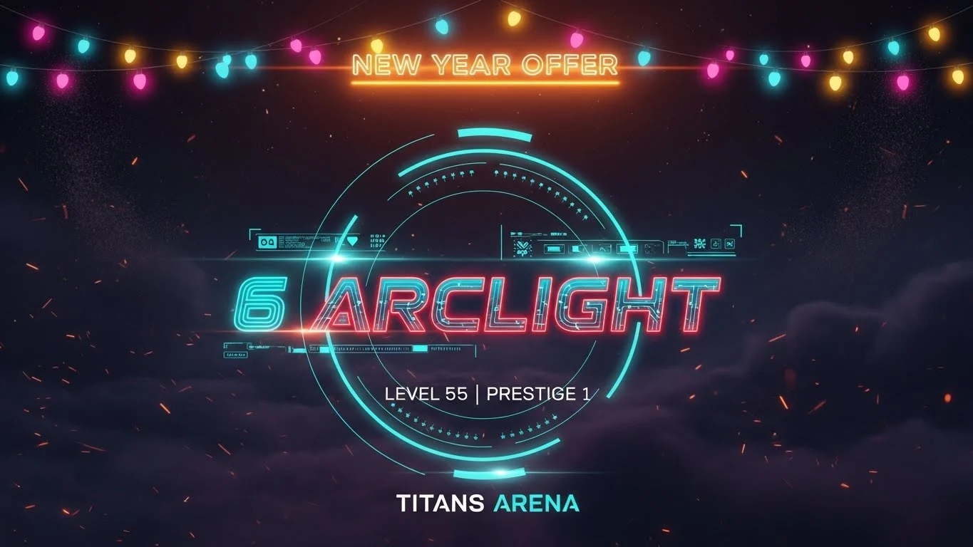 Köp 🏆6 Arclight camos unlocked 🛸 Level 55 pres 1 🐕 Shattered Gold camo ...