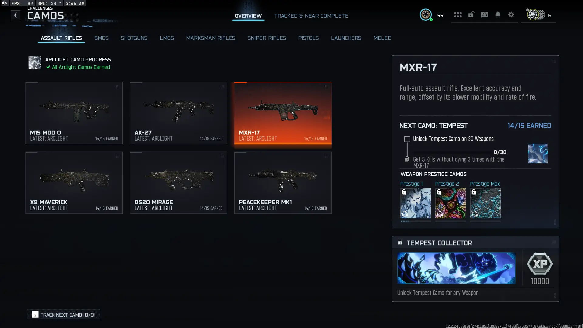 Kaufe 🚀 COD BO7 | 168 Camos 🎨 | 12 ARCLIGHT ⚡ | Prestige 1 ⸱ Level 55 📊 ...