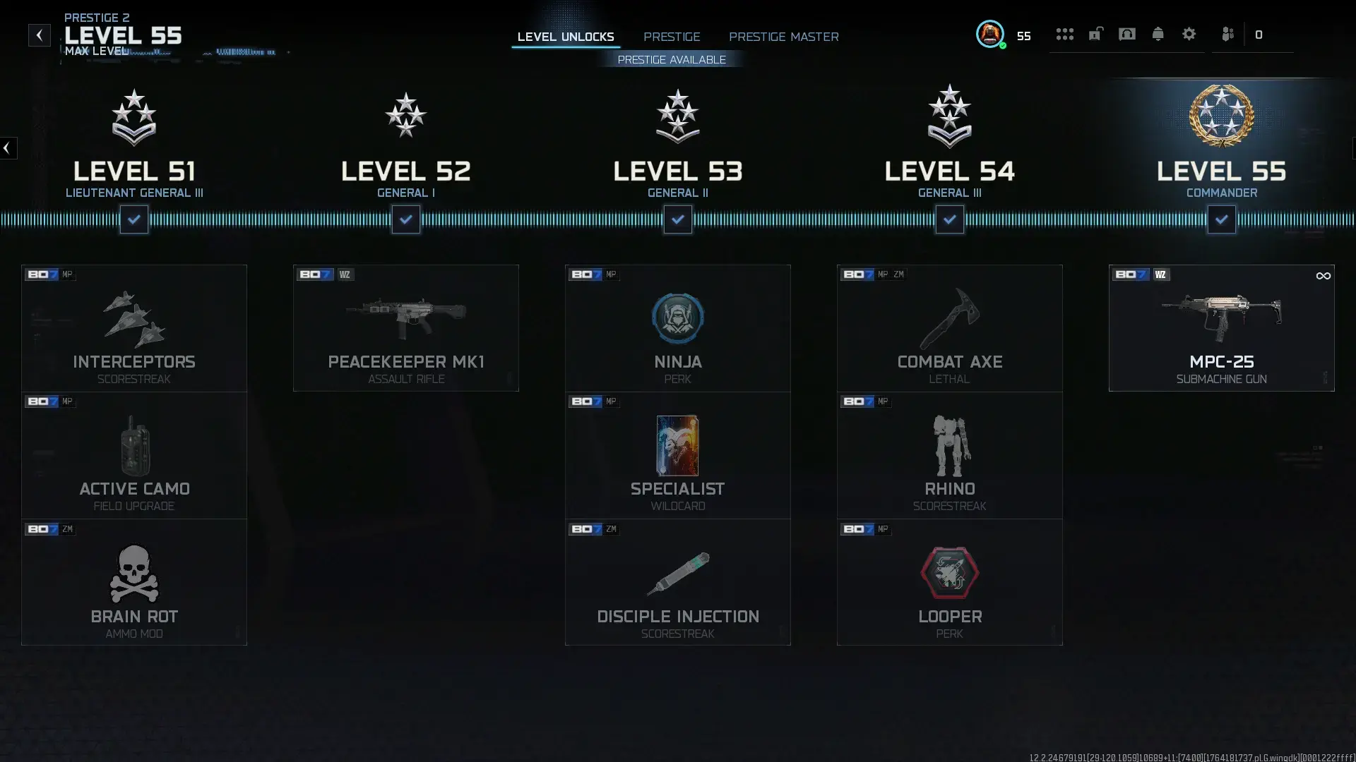 Buy ⚡ BO7 Account ⚡ | 🌀 Singularity × Genesis | 🎯 900+ Camos | 👑 ...