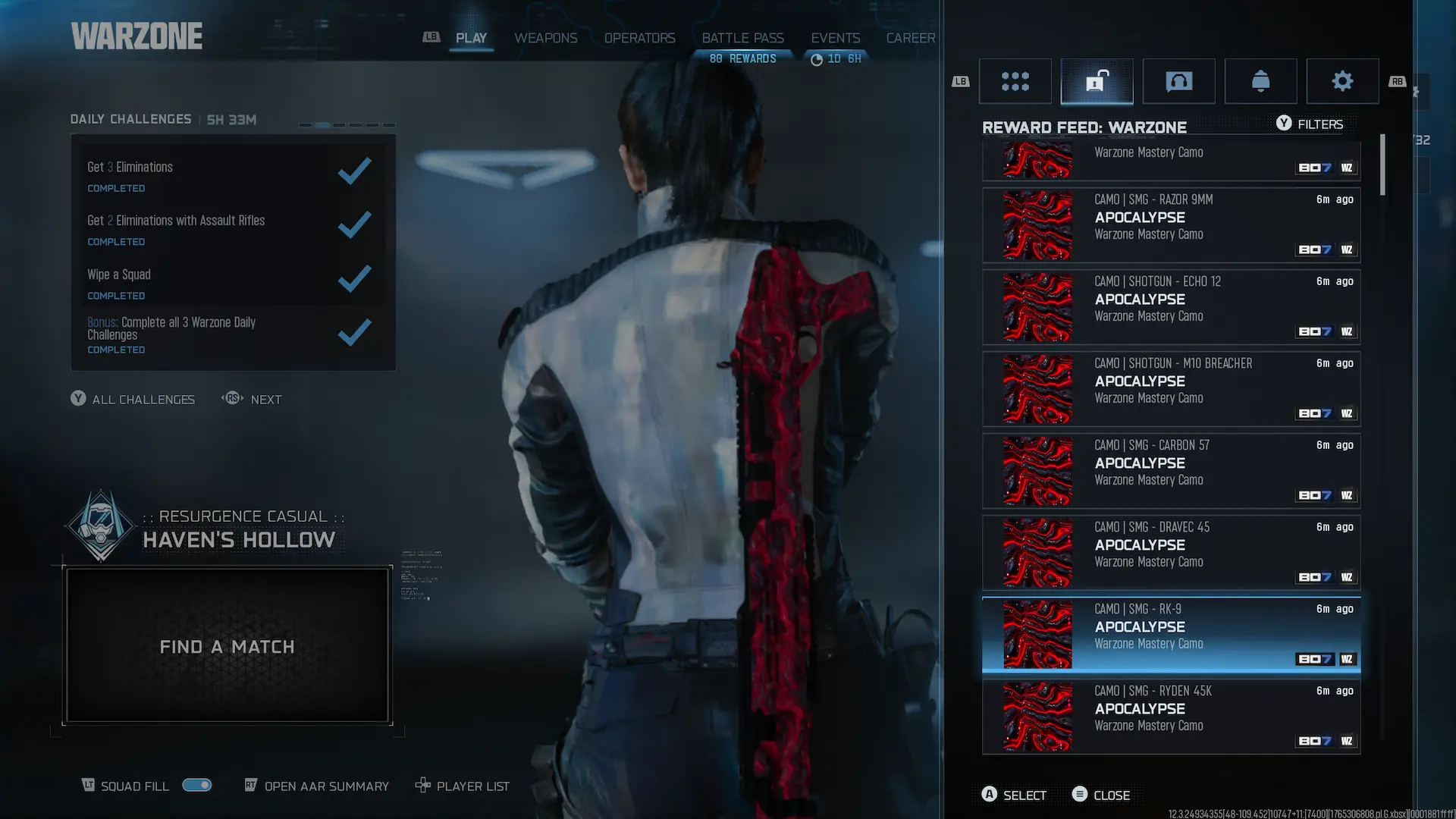 Buy 💀 BO7 Apocalypse Camo Account | 30 Weapons Completed | Level 55 Max ...