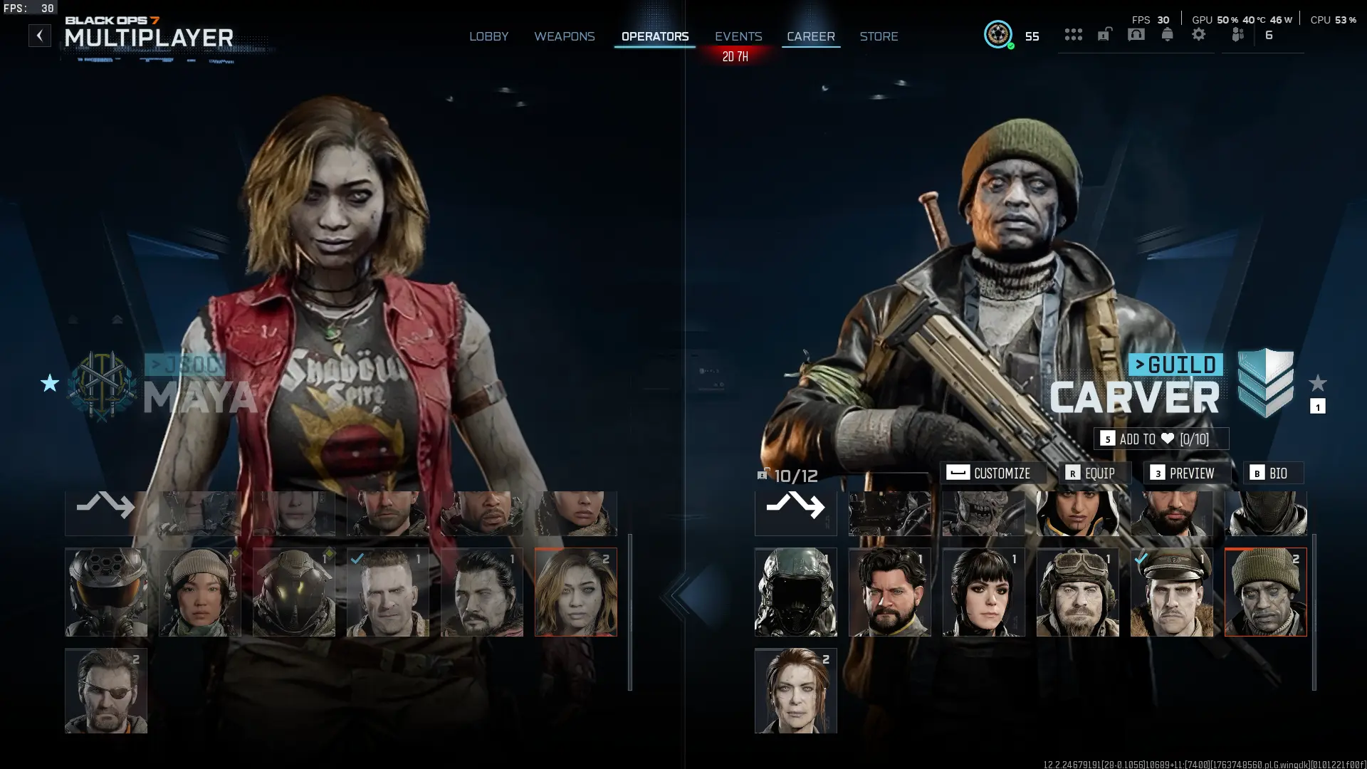 Buy 🌌 BO7 Multiplayer Account | 12 Arclight Camos Unlocked | Level 55 ...