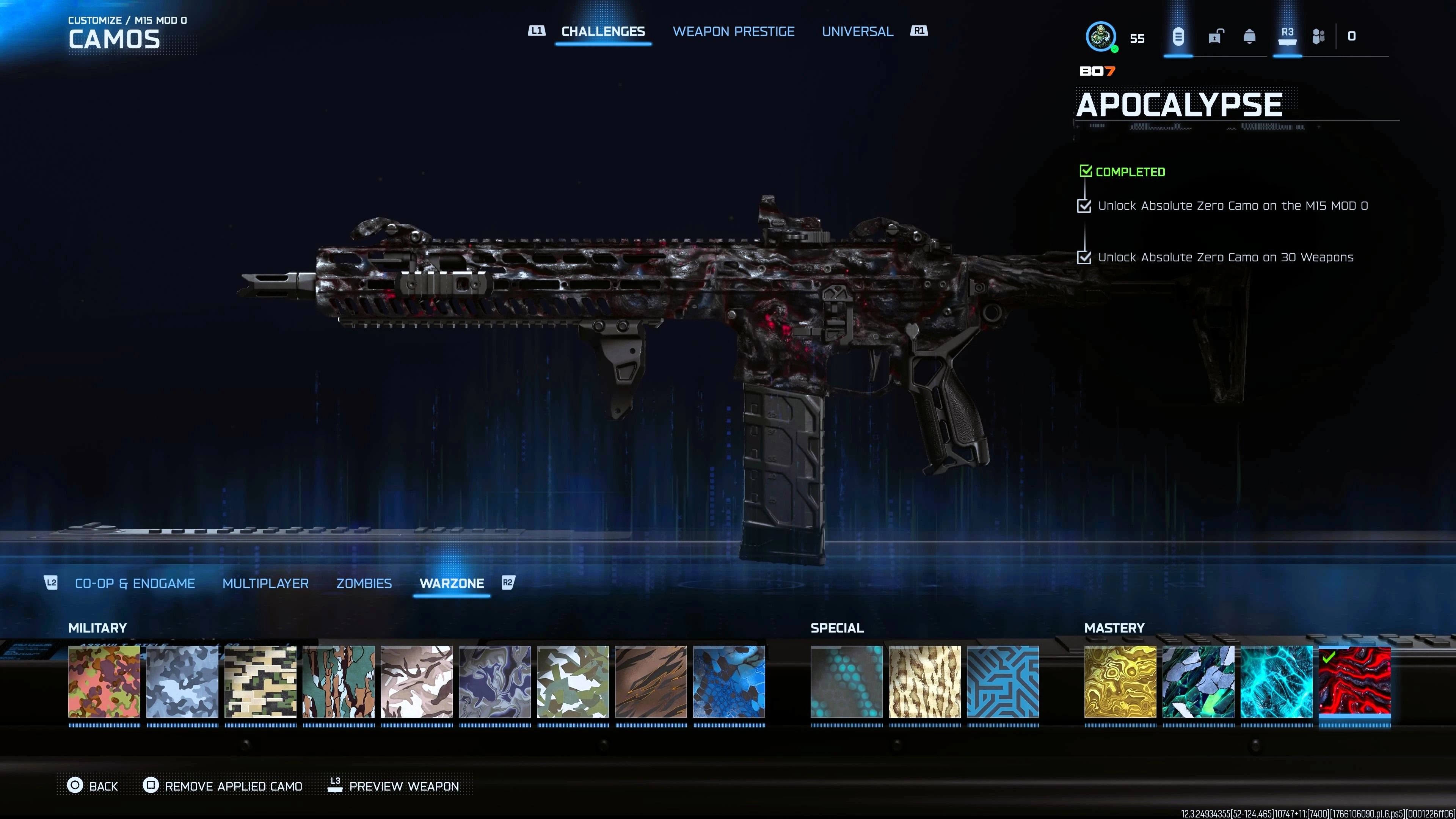 Buy Chaos 💖 Prestige 5 Ready ️ Apocalypse Camo on 30 Guns 💫 level 55 🔥 ...